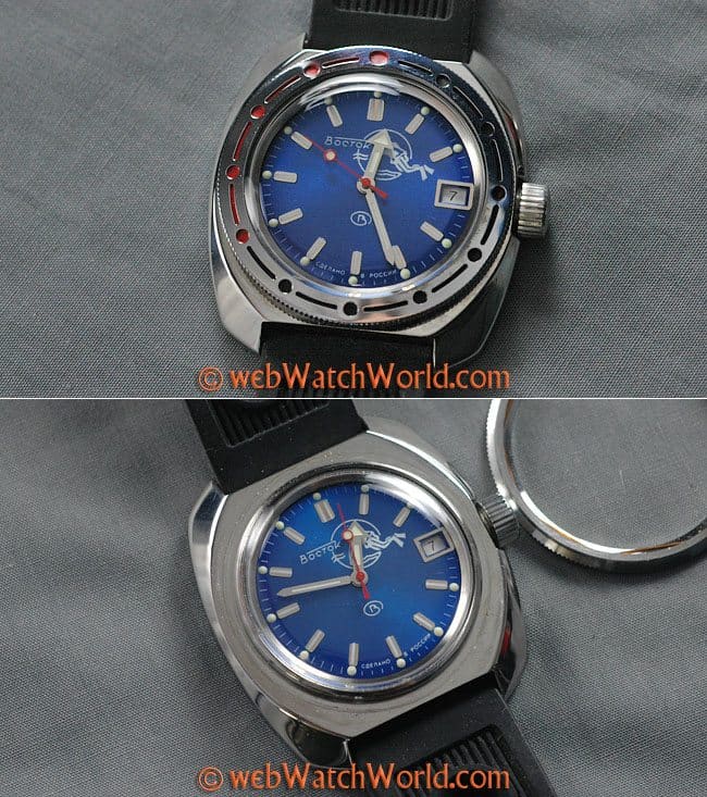 Vostok Amphibia Bezel Replacement | Reviews by WYCA